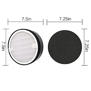 ThingRay LV-H132 Replacement Filter Compatible with LEVOIT LV-H132-RF,3 in 1 Pre-Filter,H13 True HEPA,Activated Carbon Filter,2 HEPA & 4 Carbon Filter