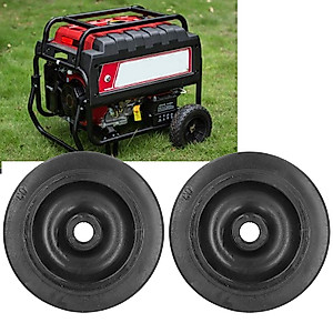 Mute Wheels For Gasoline Engine Generator Rubber Wheel Replacement Parts 5kw-6.5kw 2Pcs