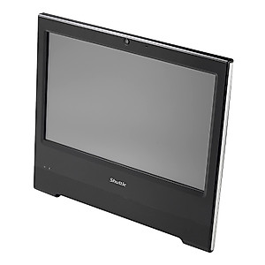 Shuttle XPC AIO X50V8 Black Embedded Intel Celeron 5205U All-in-One Barebone PC, Fanless, IP54 Certified, VESA Compatible, No RAM, No HDD/SSD, No OS