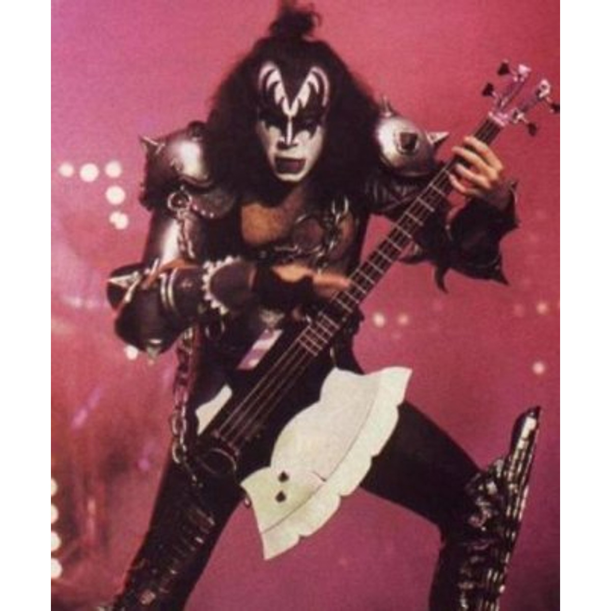 Mini Ax Bass Guitar For KISS GENE SIMMONS Display GIFT