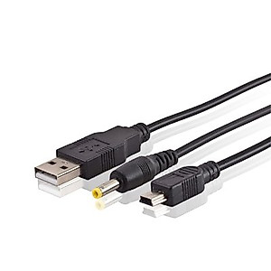 CE Compass 2IN1 USB DC Power Charger & Data Trabsfer Cable for Sony PSP 1000 2000