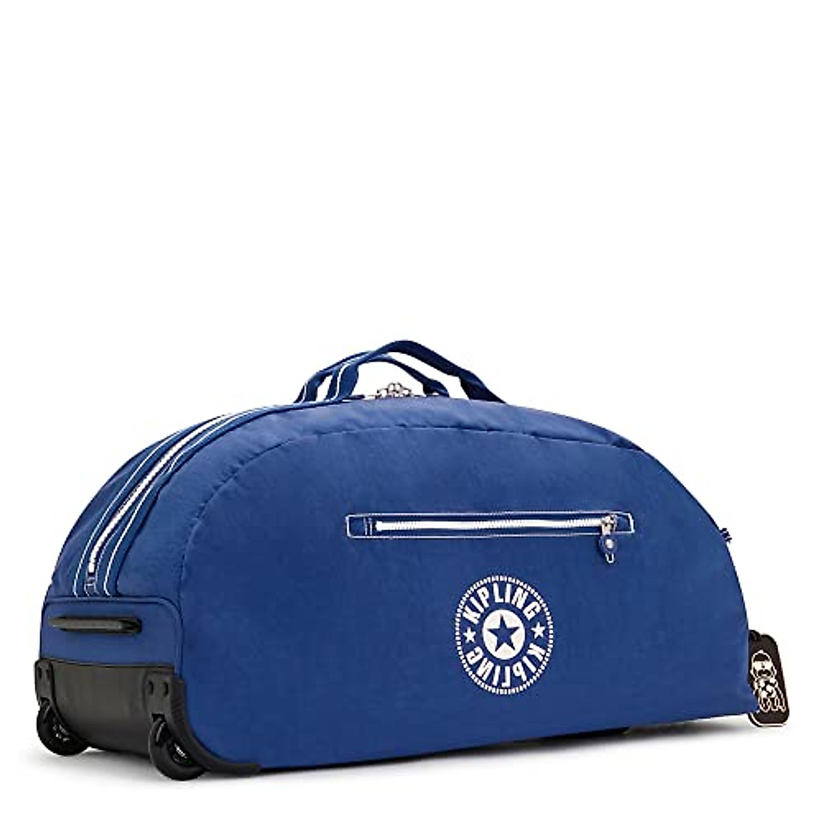 Kipling Devin On Wheels Carry-On Bag, Cabin Sized, Strong Handle, Admiral Blue CL, 24''L x 11.75''H x 12.5''D