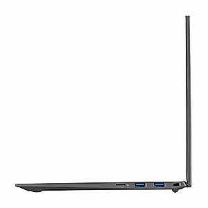 LG gram (2022) 14Z90Q Ultra Lightweight Laptop, 14" (1920 x 1200) IPS Display, Intel Evo 12th Gen i7 1260P Processor, 16GB LPDDR5, 512GB NVMe SSD, FHD Webcam, WiFi 6E, Thunderbolt 4, Windows 11, Gray