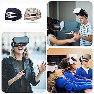 VR Eye Mask Cover Breathable Sweat Band VR Headsets Virtual Reality Headset Cell Phone VR Accessories Face Cover for VR Workouts Use