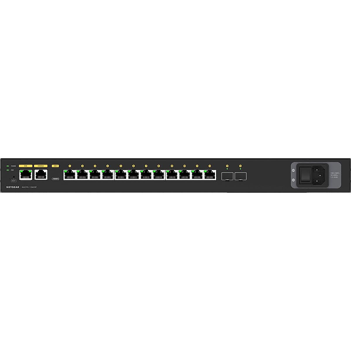 NETGEAR AV Line M4250-12M2XF 14-Port Managed Switch