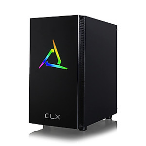 CLX Set Gaming Desktop - AMD Ryzen 5 5600X 3.7Ghz 6-Core Processor, 32GB DDR4 Memory, GeForce RTX 3070 8GB GDDR6 Graphics, 480GB SSD, 3TB HDD, WiFi, Windows 10 Home 64-bit