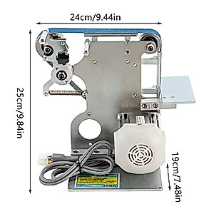 ONENUSYON Grinding Machine Belt Sander 0.55 KW 110V 6000 r/min 3Nm Torque for Wood Metal