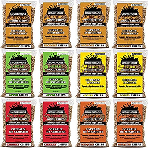 Smokehouse Products Assorted Flavor Chips, 12-Pack, Multi Color, One Size (9791-000-0000)