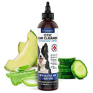 PetHonesty OTIC Dog Ear Cleaner & Ear Health Support - Advanced Solution to Help Reduce Itching, Redness, Odor, Debris & Wax, Irritation & Inflammation - Vet-Recommended for Dogs and Cats - 8 oz