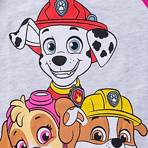 Nickelodeon Paw Patrol Girls Short Sleeve T-Shirt and Shorts Set for Toddler and Little Kids