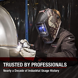 Lincoln Electric Premium Flame Resistant (FR) Cotton Welding Jacket | Comfortable | Black | Medium | K2985-M