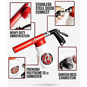 Adam's Premium Foam Gun, Car Shampoo, & Mega Foam Bundle