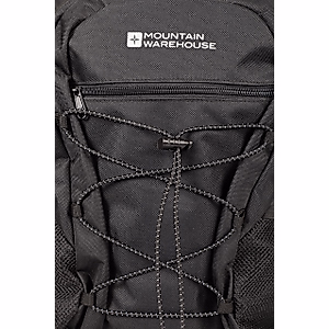 Mountain Warehouse Traveller 60 + 20L Travel Backpack - Detachable Black