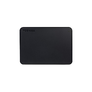 Toshiba Canvio Basics 1TB Portable External Hard Drive USB 3.0, Black - HDTB410XK3AA