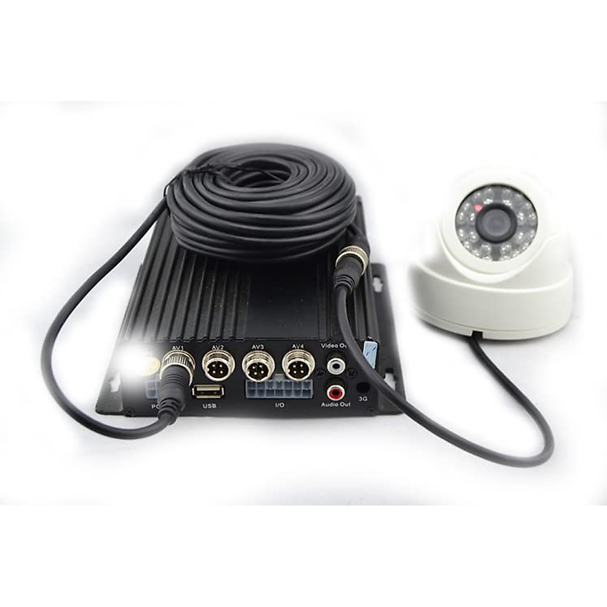 50ft 4-Pin Car Aviation Video Extension Cable for Truck Trailer Camper Bus Motorhome Vehicle Rearview Backup Monitor System CCTV System Camera Waterproof Shockproof 15M