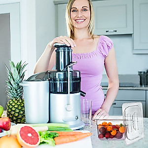 6 Pack 1/6 Size Clear Food Pans with Lids 2.5'' 4'' 6'' Deep Food Storage Containers Plastic Pan Lid with Handle Polycarbonate Universal Restaurant Commercial Hotel Pans for Food Fruits Vegetables