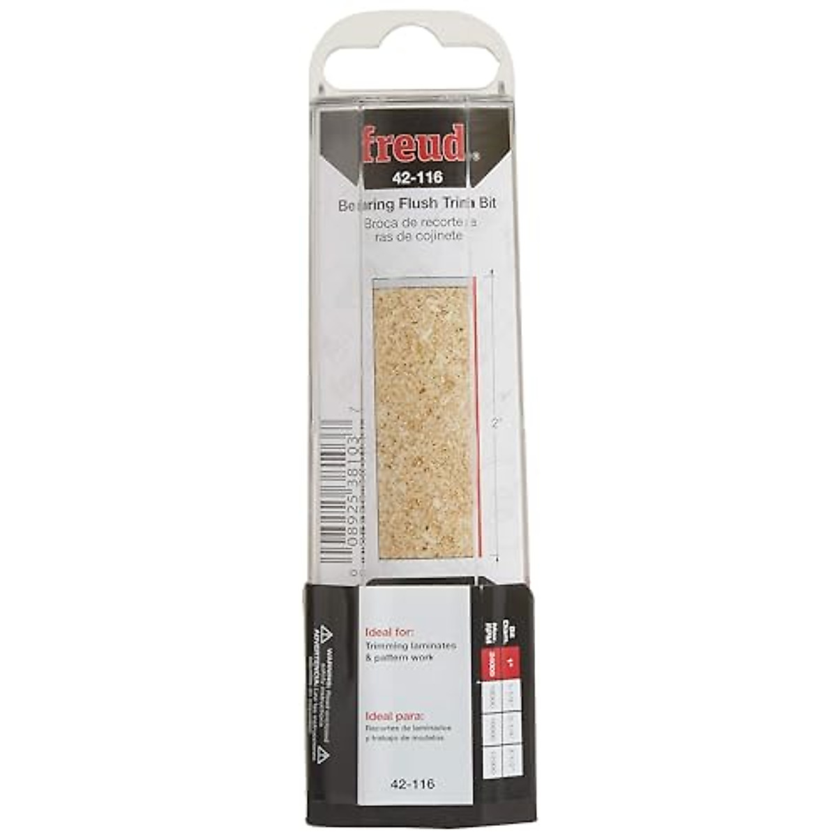 Freud 42-116: 1/2" (Dia.) Bearing Flush Trim Bit