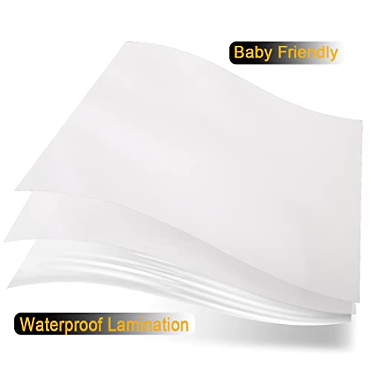 Disposable Baby Splat Mat for Under High Chair, 20 Packs Large Waterproof Spill Floor Mat, Portable Play Mat and Table Cloth