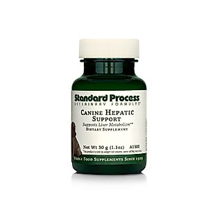 Standard Process - Canine Hepatic Support - Liver Metabolism Support for Dogs - 30 Grams