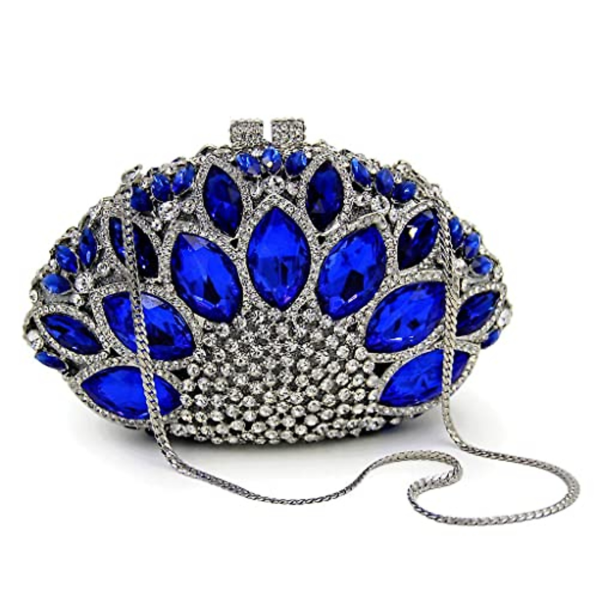 DEBIMY Crystal Evening Bags and Clutches Wedding Rhinestone Handbags for Women Formal Party Clutch Purse Gold