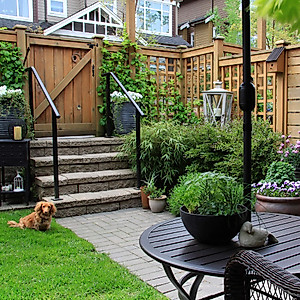 Nuvo Iron SCGS13BLK 13" Self Closing Gate Spring, Black