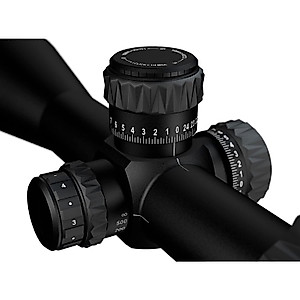 MEOPTA Optika6 5-30x56 FFP Durable Versatile Compact Adjustable Hydrophobic 34 mm Tube Hunting Gun Scope with Illuminated MRAD 1 RD Crosshair Reticle