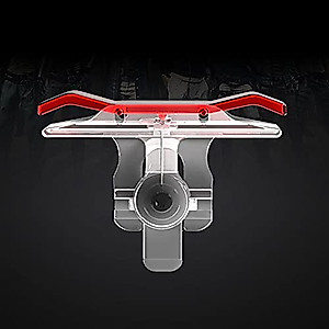 CactusAngui - E9 1 Pair Mobile Phone L1 R1 Fire Button Aim Gaming Trigger Shooter Compatible with PUBG - Red,5.25 x 4.2 x 3.3 cm