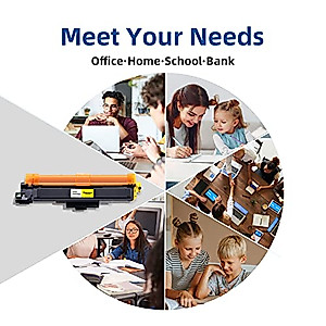 TN227BK/C/M/Y High Yield Toner Cartridge for Brother TN227 TN-227 TN223 TN-223 for Brother MFC-L3770CDW HL-L3290CDW MFC-L3750CDW MFC-L3710CW HL-L3210CW HL-L3230CDW HL-L3270CDW Printer (5 Packs)