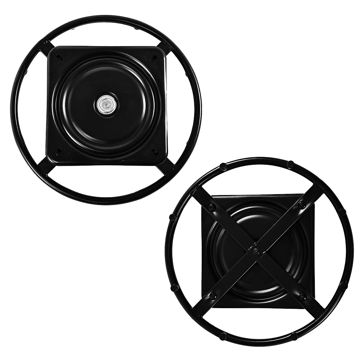 yaaqoo 16.5inch Furniture Ring Base w Swivel Base Replacement 360 Degrees Rotate with 10 Inch Plate for Recliner Sofa Chairs