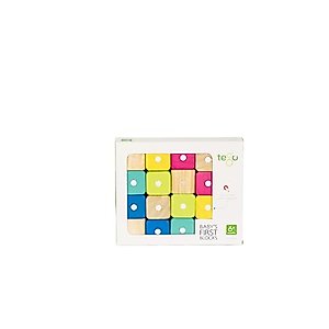 Tegu 15 Piece Magnetic Baby’s First Building Blocks, Tints