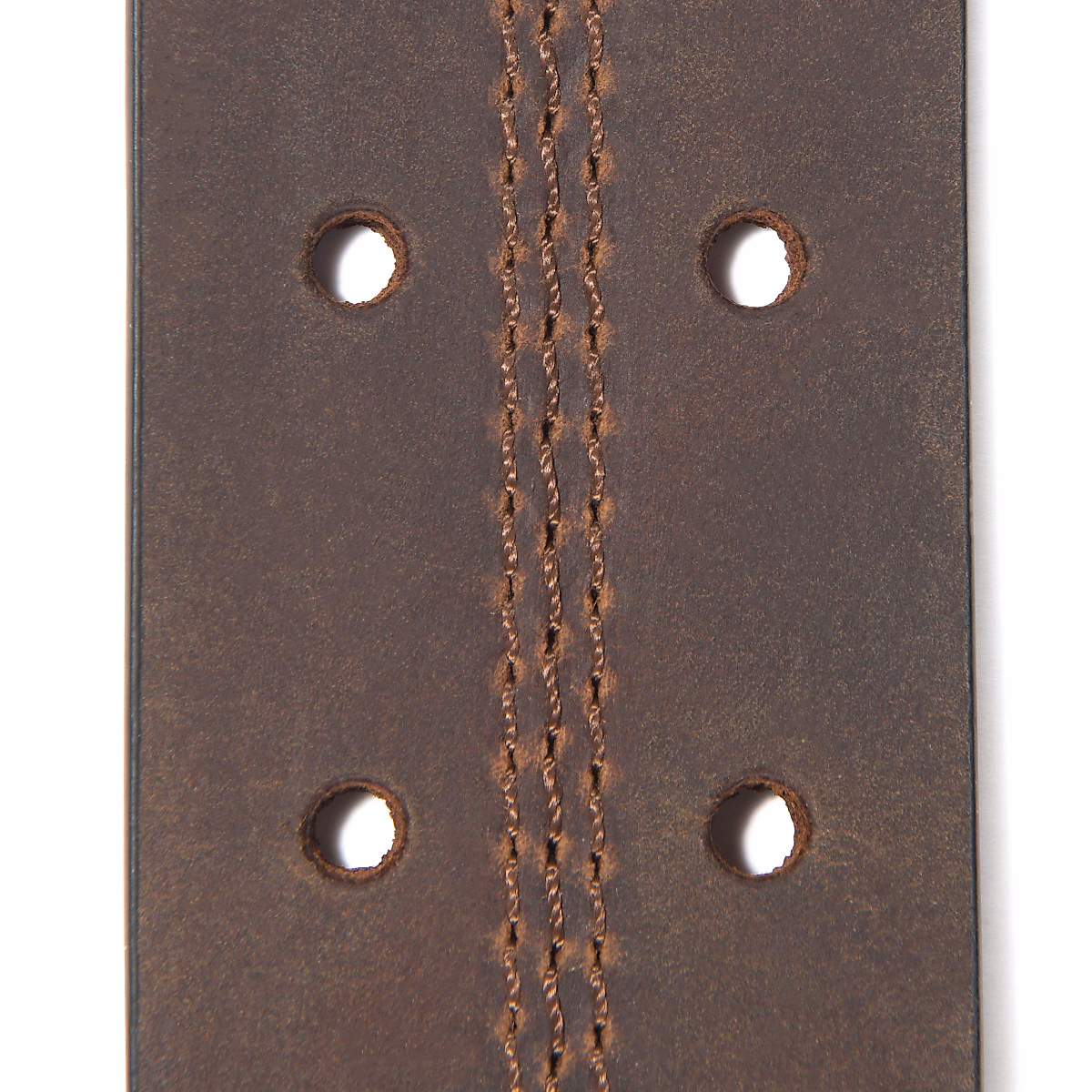 Carhartt Casual Perf Belt for Men, Available in Multiple Styles, Colors & Sizes, Saddle Leather Double Prong (Brown), 44