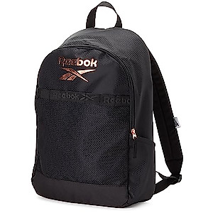 Reebok Backpack - Rimson Sports Gym Bag - Lightweight Carry On Weekend Overnight Luggage - Casual Daypack for Travel, Beach, Black-New