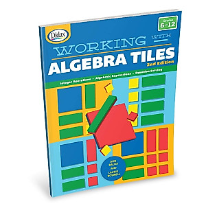 Didax Educational Resources Hands Algebra Tiles Classroom Kit, Multi