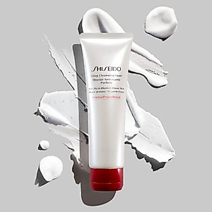 Shiseido Deep Cleansing Foam - 125 mL - Deeply Cleanses & Removes Impurities for a Fresh, Smooth Finish - For Oily to Blemish-Prone Skin