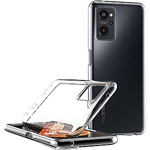 MaiJin Case for Realme 9i 4G / Oppo A36 / Oppo A76 (6.6 inch) Soft TPU Rubber Gel Bumper Transparent Back Cover