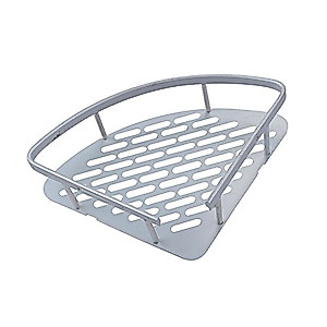 Bathroom Corner Shelf,2 Tier Shower Caddy Shelf Storage Rack Aluminum Satina Corner Shampoo Basket Holder
