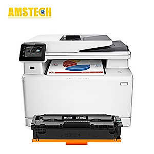 201X 201A Toner Cartridge 4 Pack High-Yield Compatible Replacement for HP 201X CF400X CF401X CF402X CF403X for HP Color Pro MFP M277dw M252dw M277c6 M252 M277 Printer Black/Cyan/Magenta/Yellow