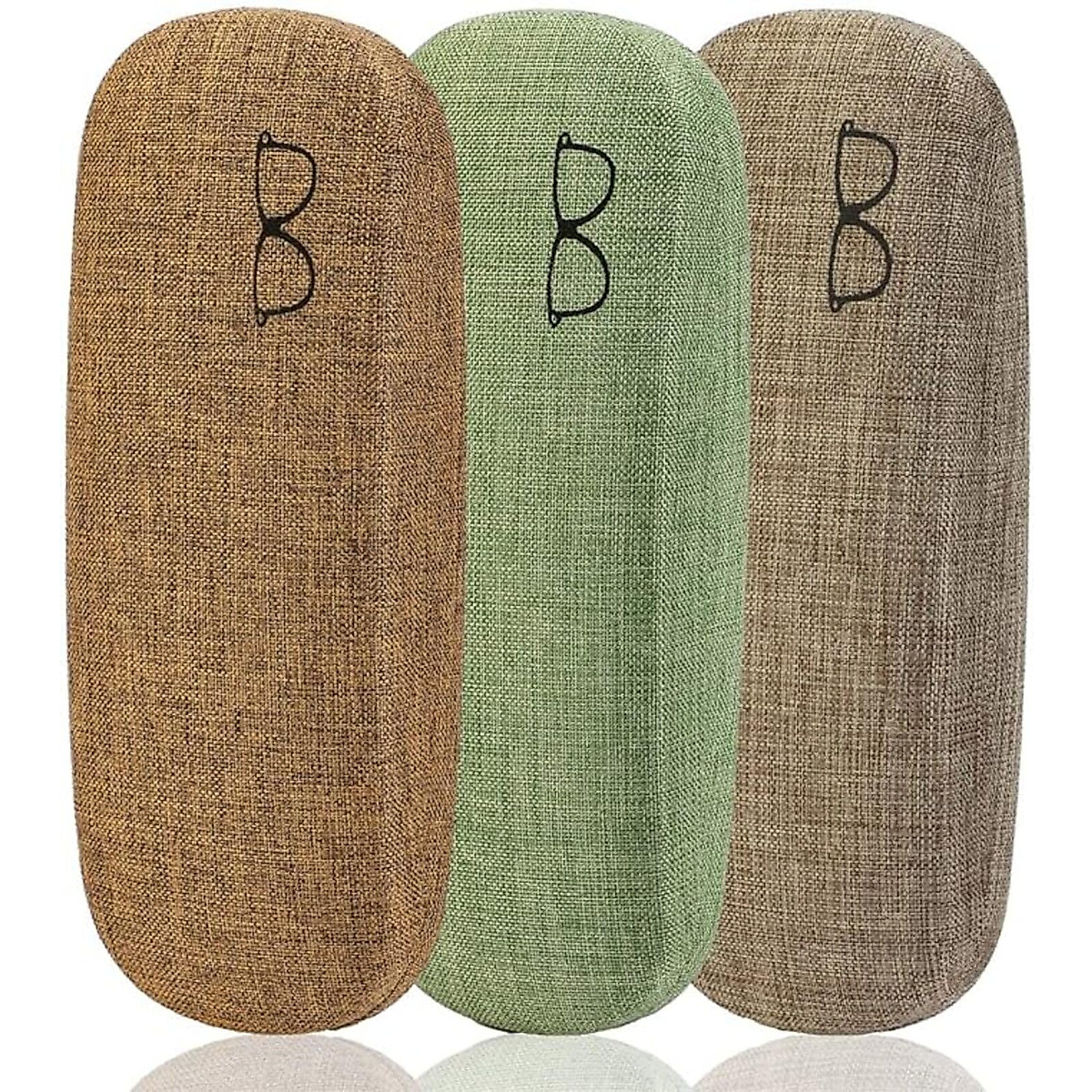 ZONLY Eyeglasses Case,(6 Piece) Unisex Hard Shell Eyeglasses Cases Protective Case For Glasse