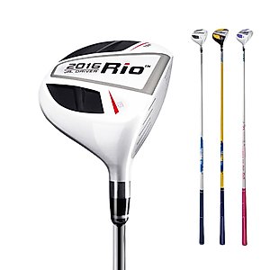 Golf Fairway Wood #1 Wooden Golf Club Wood Kids Golf Wood Driver Junior Golf Putter Golf Clubs for 3-12 Girls Boys (Pink,for Age 3-5)