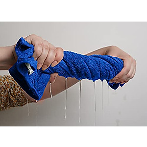 Avalon Towels Luxury Hand Towels (Pack of 6) Size 16x28 Inches - Premium Cotton, Soft and Highly Absorbent Hand Towels for Bathroom, 600 GSM Face Towels, Hotel & Spa Quality, Quick Dry (Royal Blue)