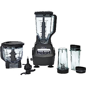 Ninja Mega Kitchen System (Blender, Processor, Nutri Ninja Cups) BL770 (Renewed)