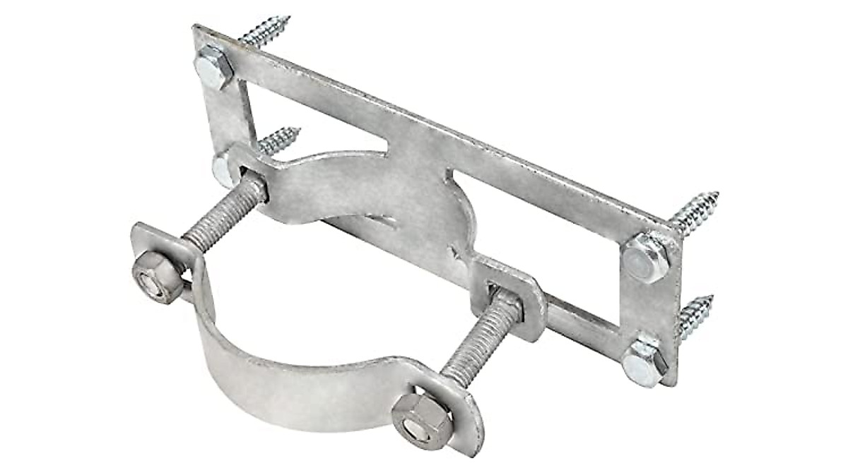 Steel & Wood Fence Brackets - Durable Adapter for Steel Posts