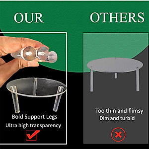 Drink Dispenser Stand,Clear Acrylic Stands,Fit Max 7.87 Inch Diameter of Glass Drink Dispenser,Water Dispenser Stand for Parties and Events,Plant Stands,Cake Stand,Beverage Dispenser Stand Only