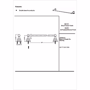 Designers Impressions 200 Series Oil Rubbed Bronze 24" Towel Bar