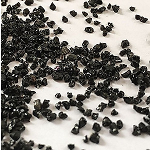 1 LB Gorgeous Aquarium Decoration - Aquarium Black Bottom Sand - Succulents Pavement