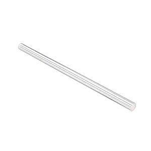 Fielect White Straight Line Acrylic Round Rod Standard Plexiglas Tolerance Lightweight for DIY 12mm Diameter 250mm Height 1Pcs
