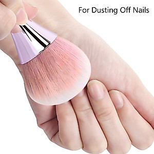 Large Powder Brush, Gomigle 2 Sizes Bronzer Brush, Blush Brush for makeup, Foundation Brush, Kabuki Brush, Professional Fluffy Loose Setting Powder Brush