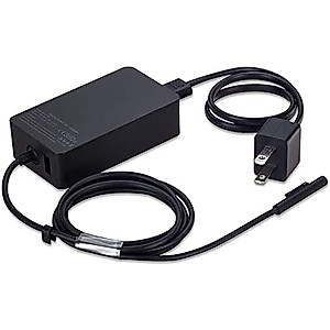 Surface Laptop Charger 65W,for Surface Pro 3 Pro 4 Pro 5 Pro 6 Pro 7 Pro X Surface Go 1 2 Surface Laptop 1 2 3 Surface Book with Wall Plug and Power Cord
