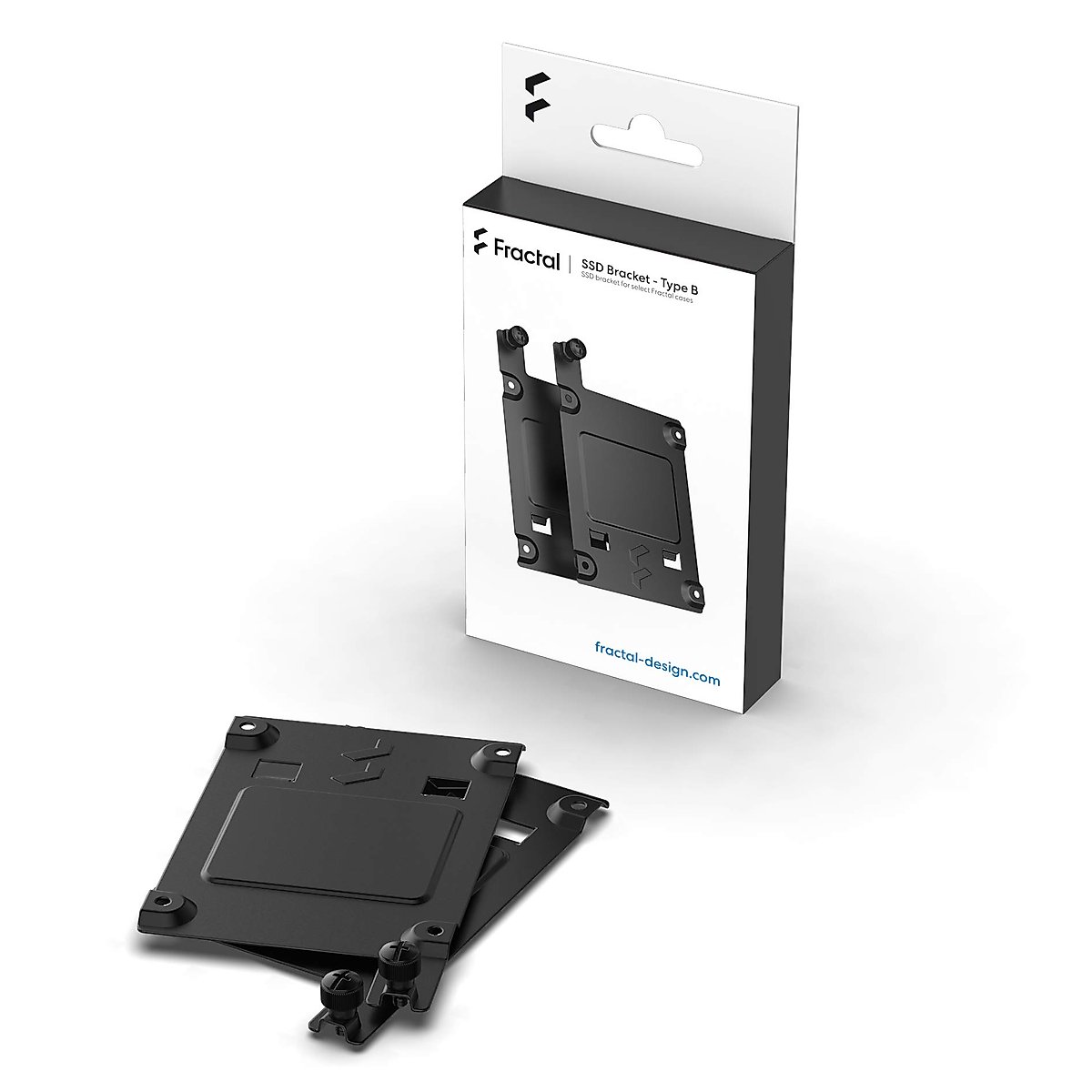Fractal Design SSD Bracket Kit – Type B for Define 7 Series and Other Select Cases - Black (2-Pack)