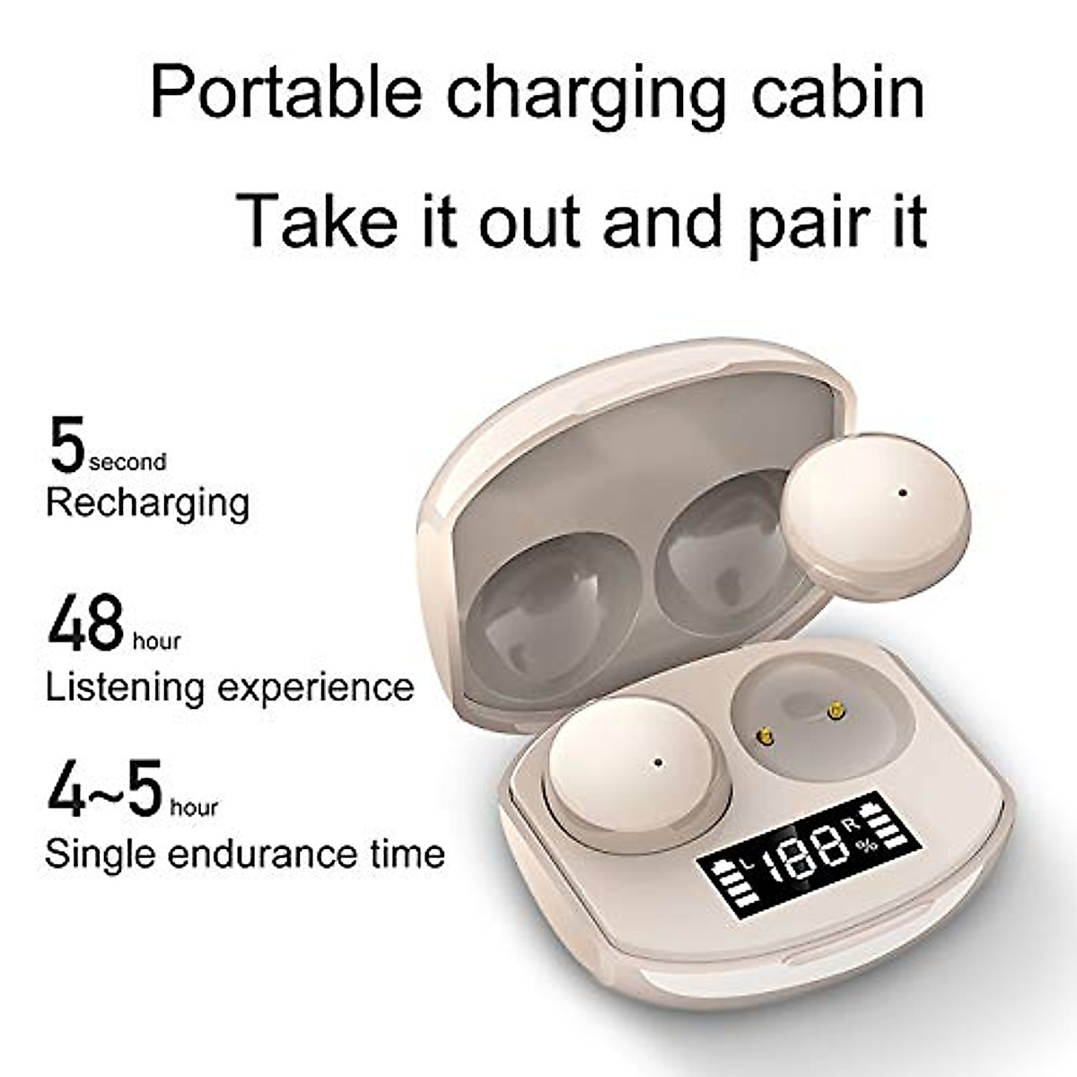 #t0S370 Bluetooth 5 0 Wireless Girl Fashion Sports Earbuds Mini Twins Earphone Mic